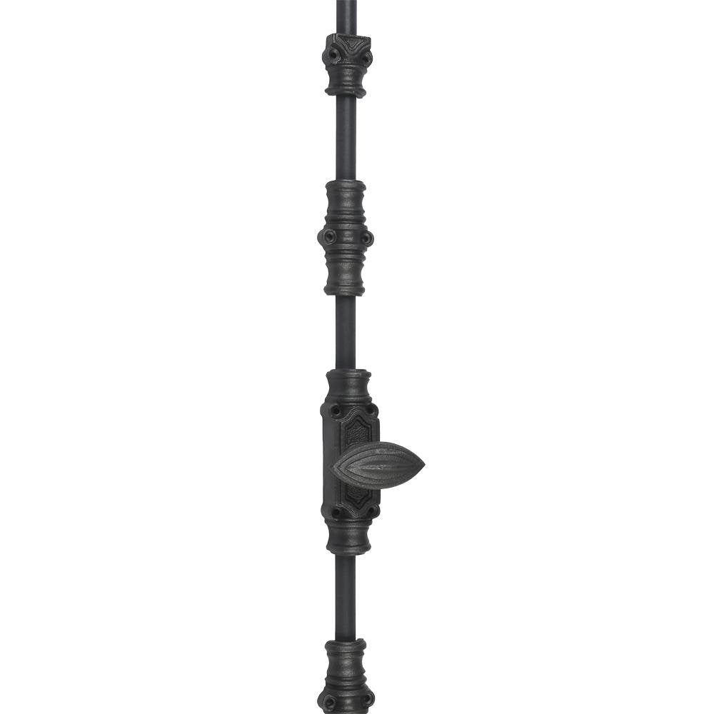 A29 Hardware 6 Feet Cast Iron Plain Style Window Cremone Bolt, Antique ...